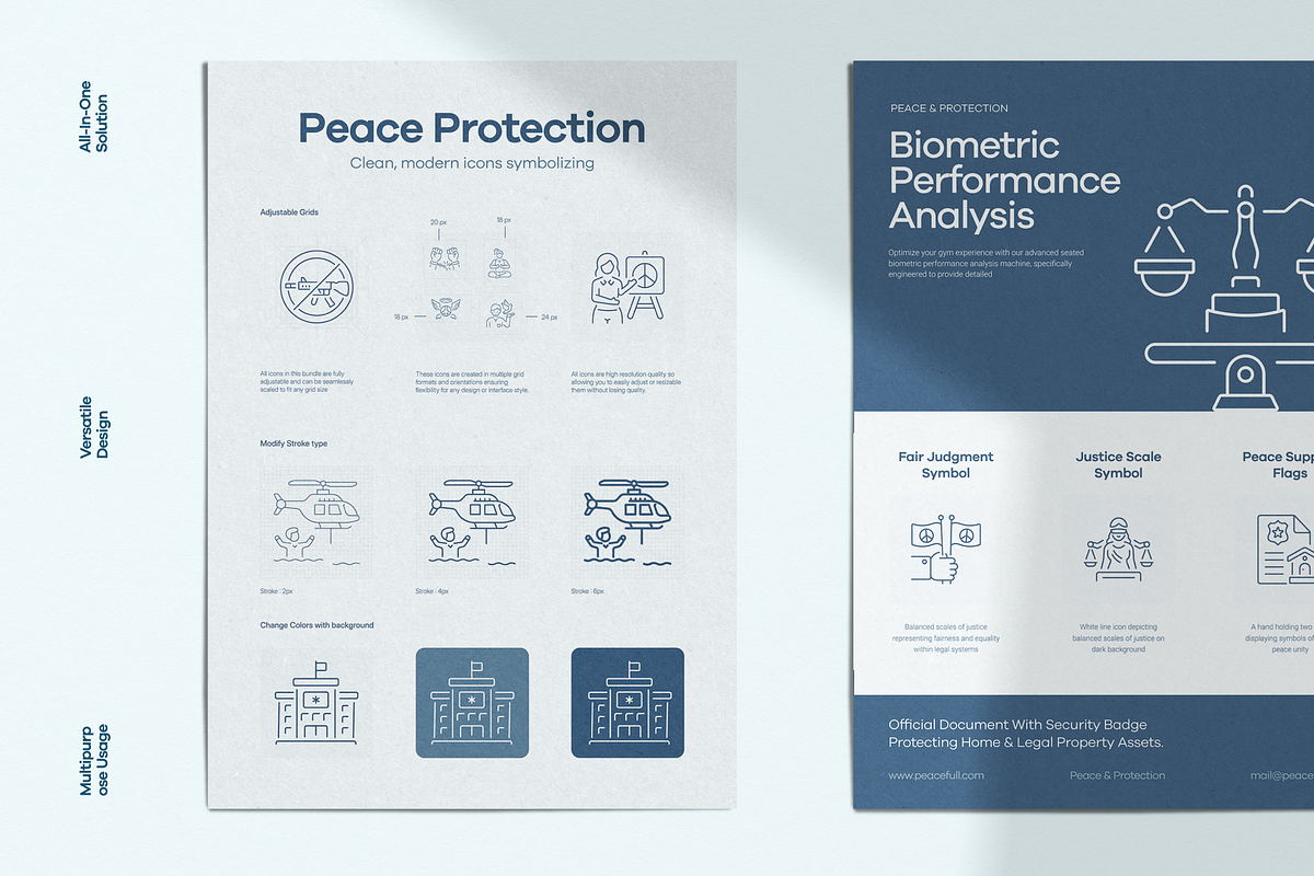 Peace and Protection Icon