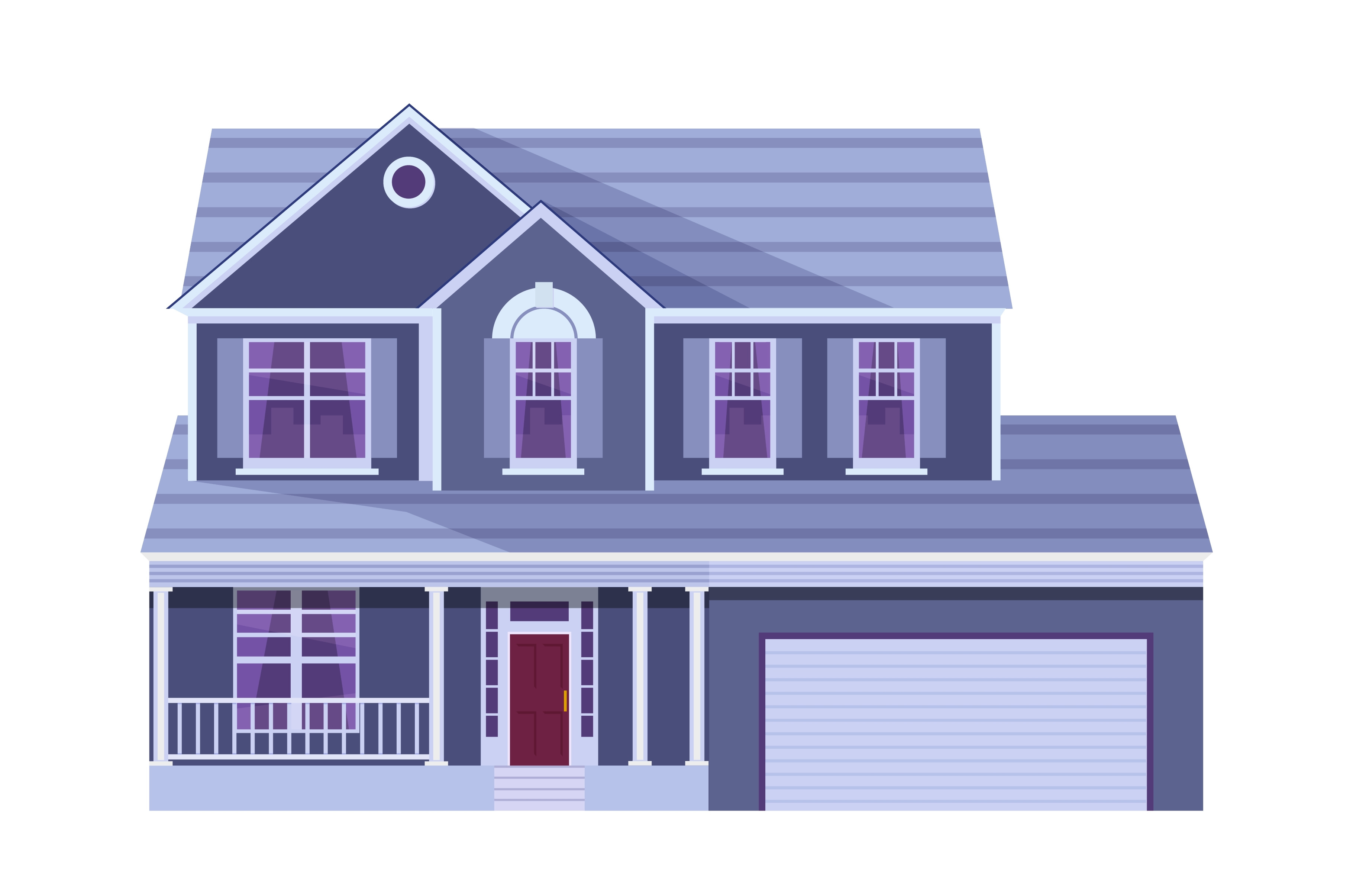 cute cartoon house, an Object Graphic by ModVector