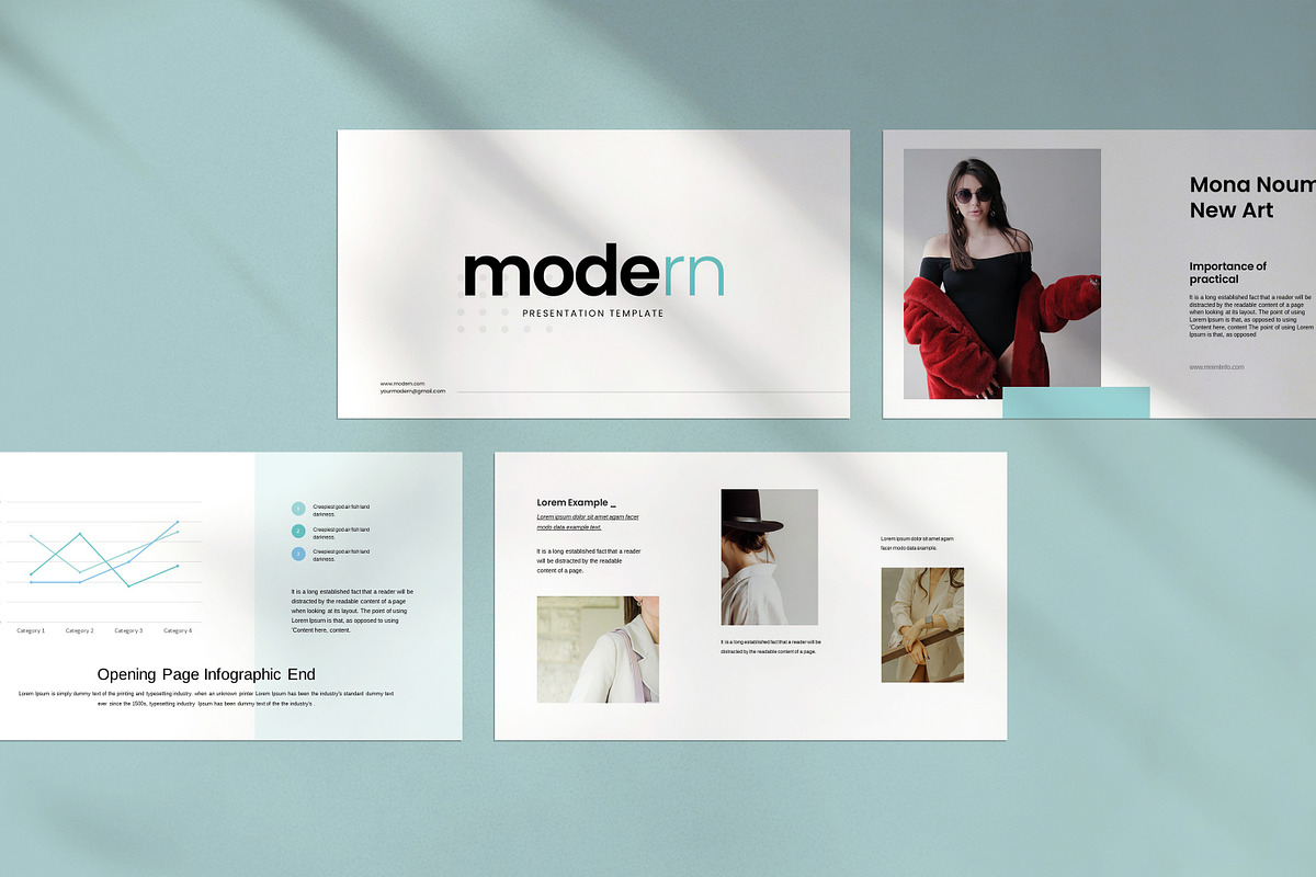 Modern Presentation Template, a Presentation Template by evgenystudio