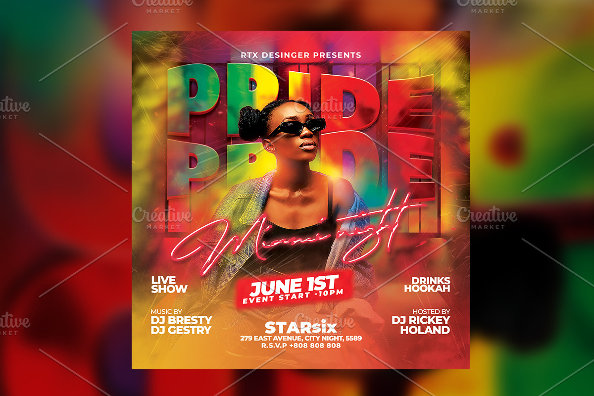 Pride flyer, a Flyer Template by RTXdesinger99