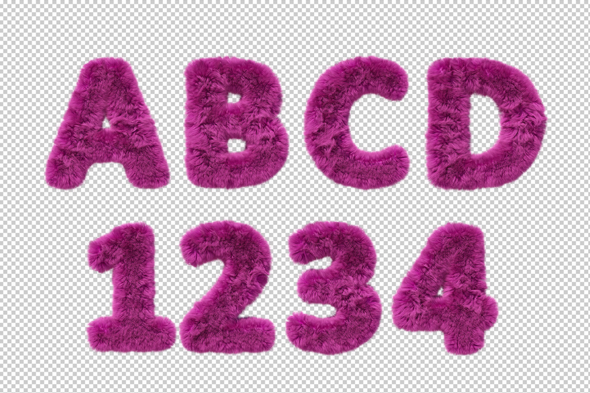 Pink Fur Font, a Font by Handmadefont
