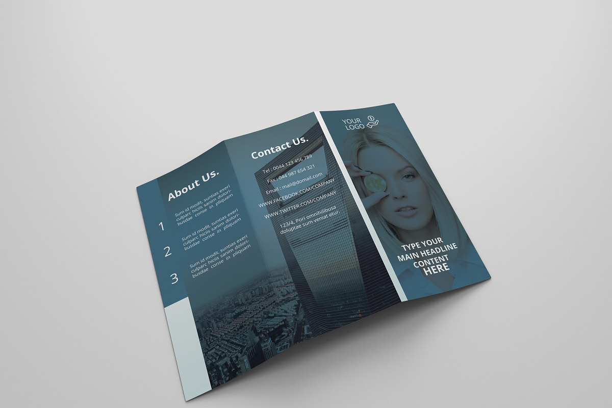 Finance Tri-fold Brochures, a Brochure Template by Creatricks ...
