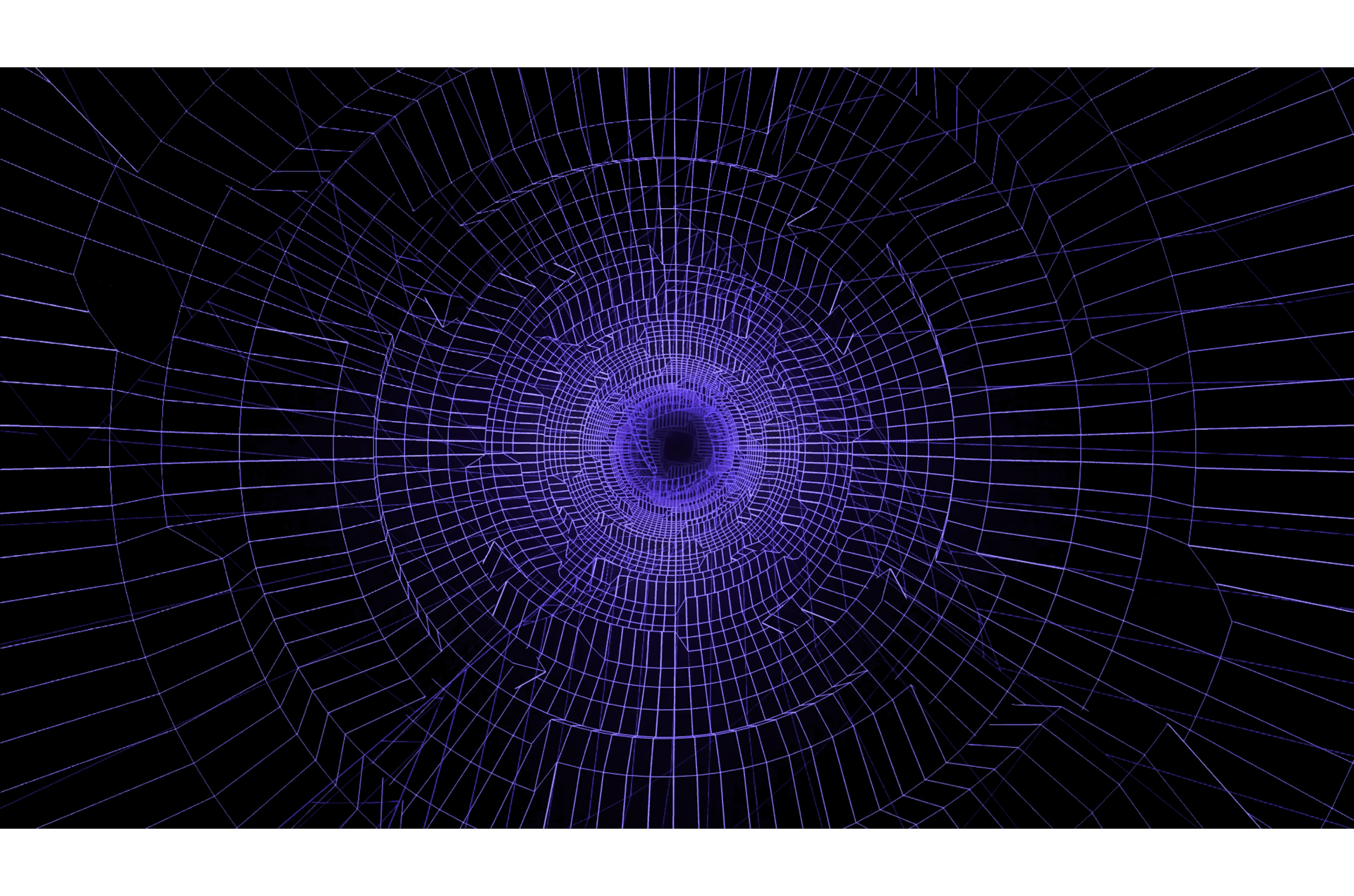 Flight through blue glowing, a Graphic by Media Whale Stock