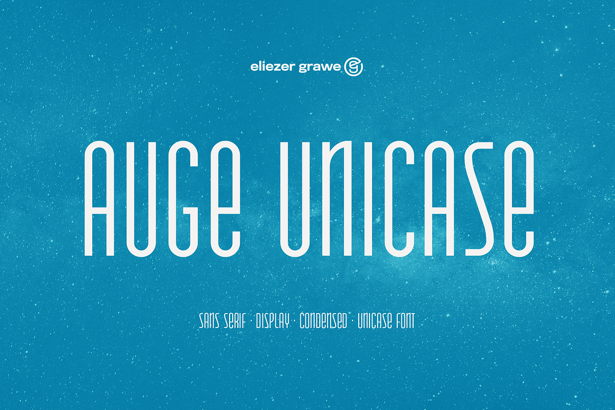 Auge Unicase Font, a Sans Serif Font by Eliezer Grawe | Creative Market