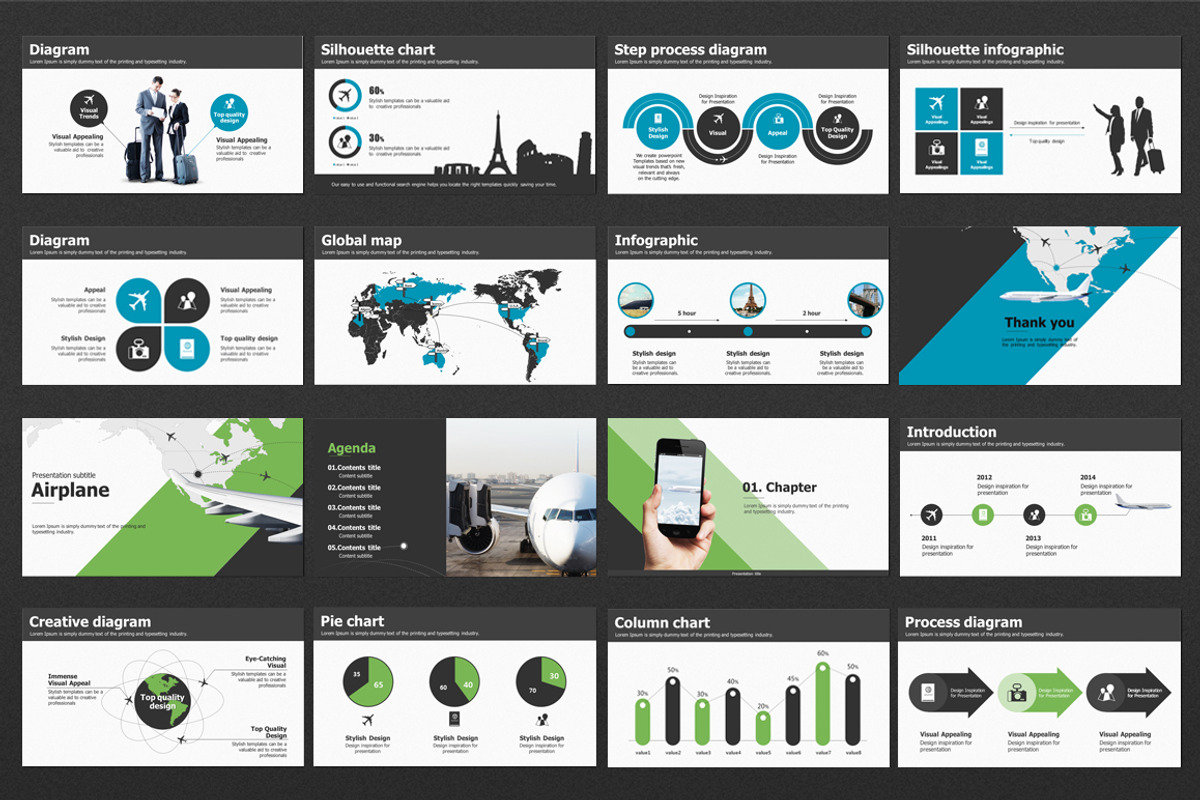 Flight PPT, a Presentation Template by GoodPello