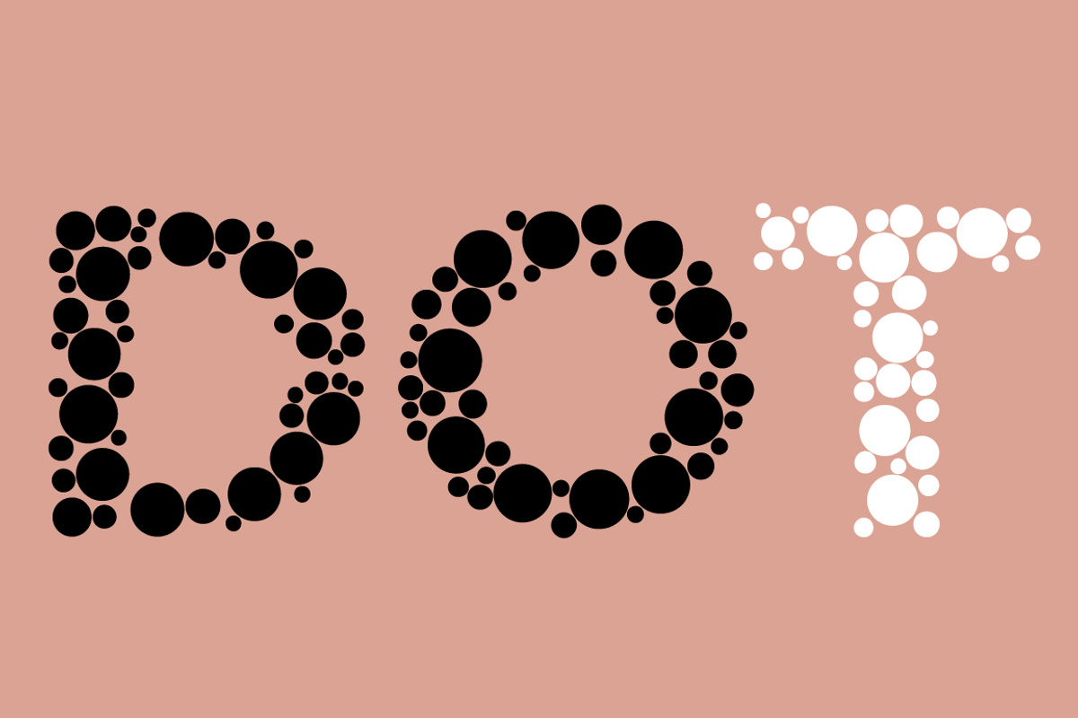 Color Blindness Test Typeface, a Sans Serif Font by PARAMAJAN