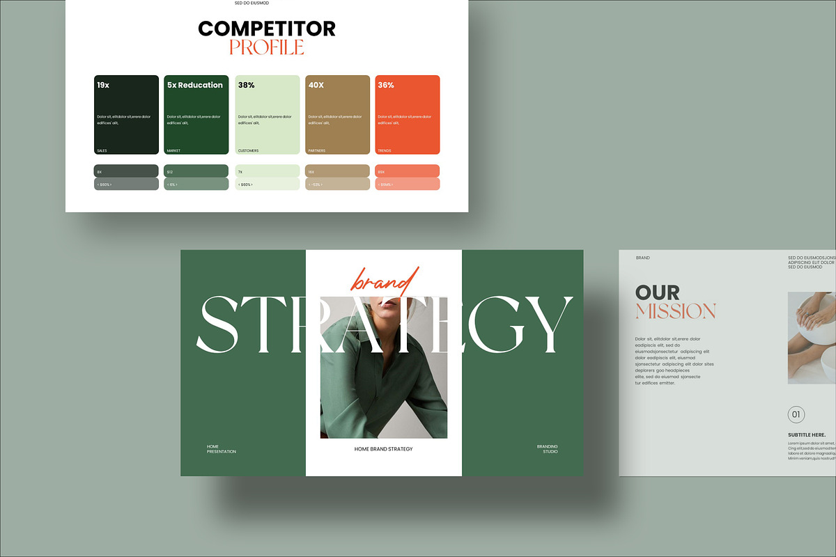 Brand Strategy Presentation Template, a Presentation Template by ...
