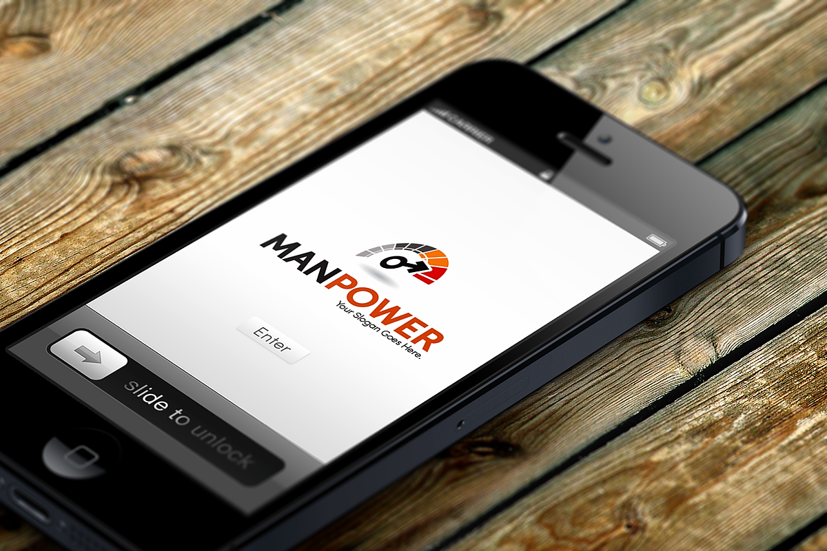 Man Power Logo, a Branding & Logo Template by LogoBuy