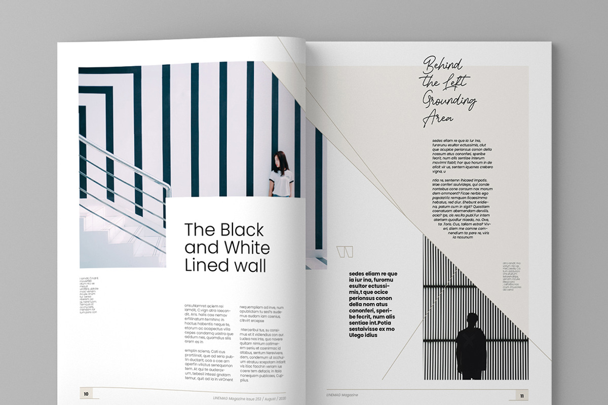 Linemag - Magazine Template, a Magazine Template by inspirasign