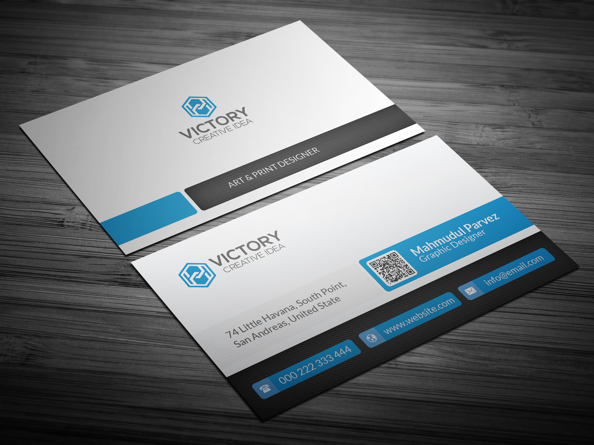 INDEX CORPORATE BUSINESS CARD, a Business Card Template by TheFeture