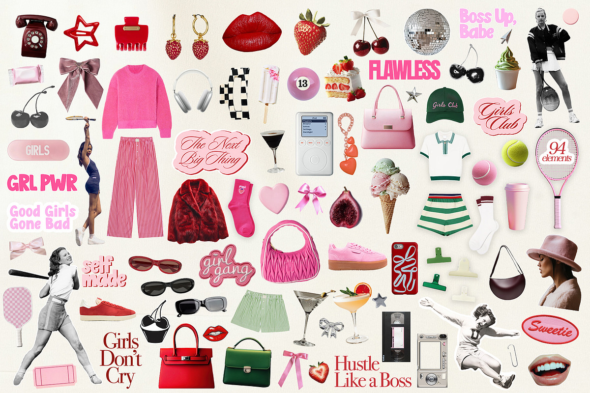 GIRLS CLUB Collage Pack