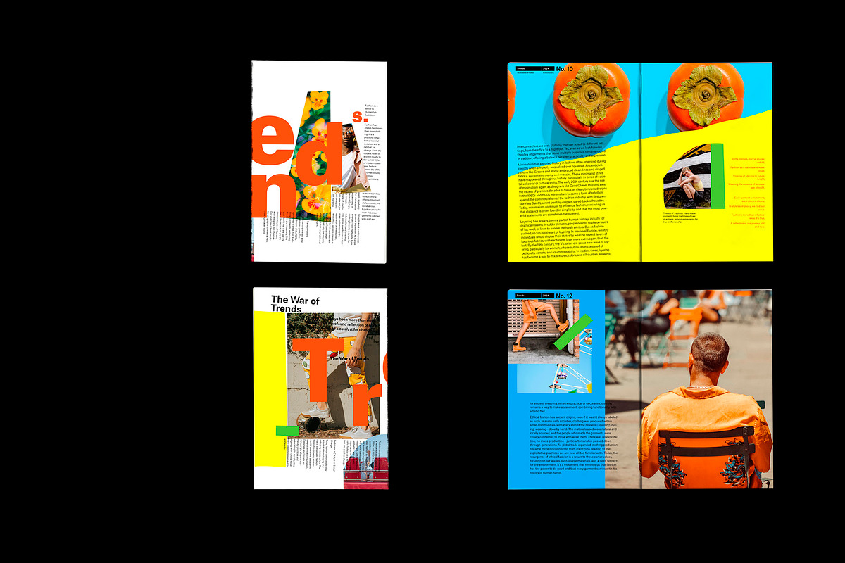 Collage Magazine for InDesign 7"x10.5"