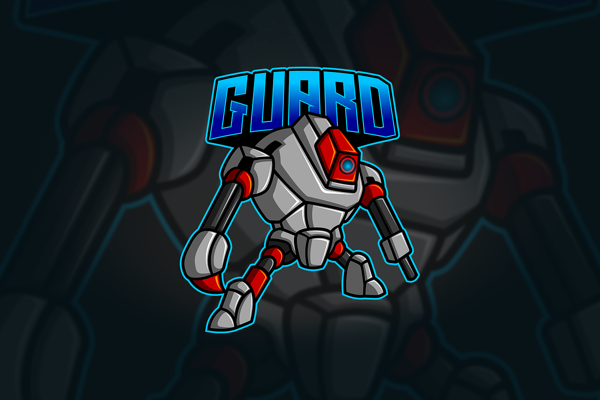 Guard - Mascot & Esport Logo, a Branding & Logo Template by AQR Studio ...