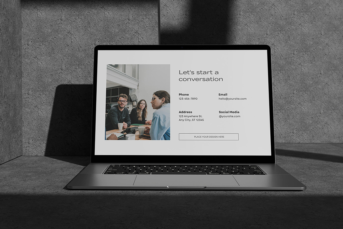 Laptop Mockup, a Mac Mockup by Indah | Creative Market