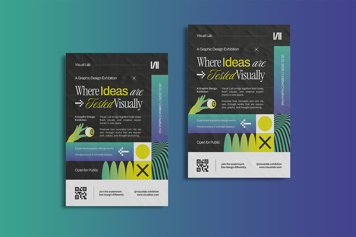 Visual Lab - Poster, a Poster Template by StreaksideStd