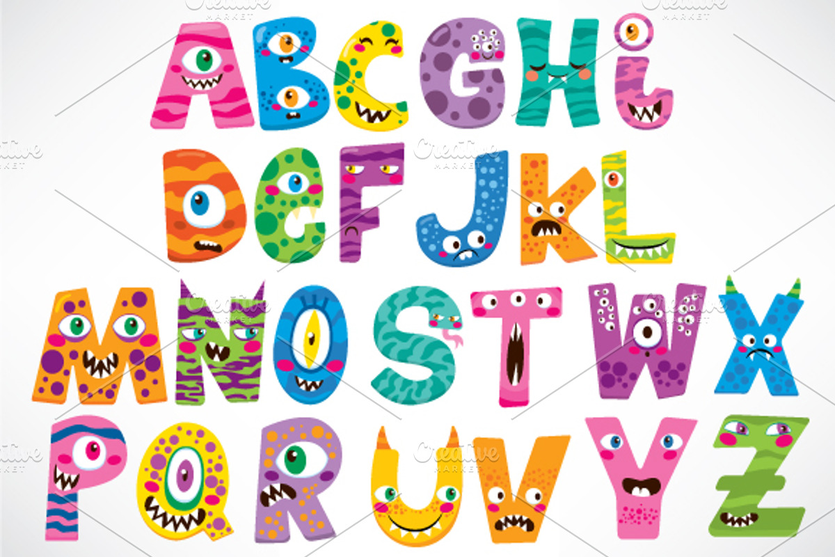 Monster Halloween Alphabet, an Illustration by Kakigori Studio