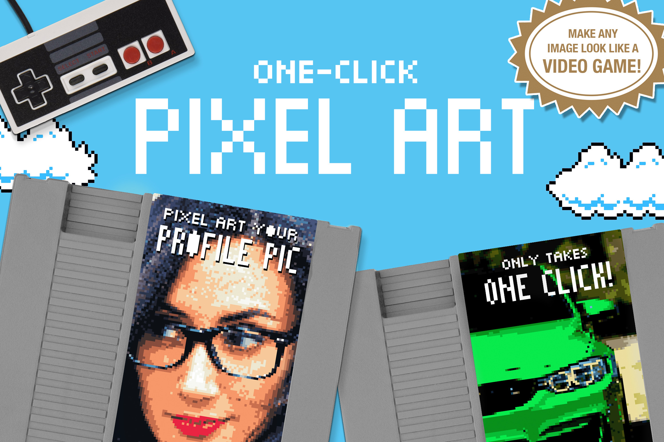Pixel Art - One Click Actions, an Action Add-On by Josh Johnson ...