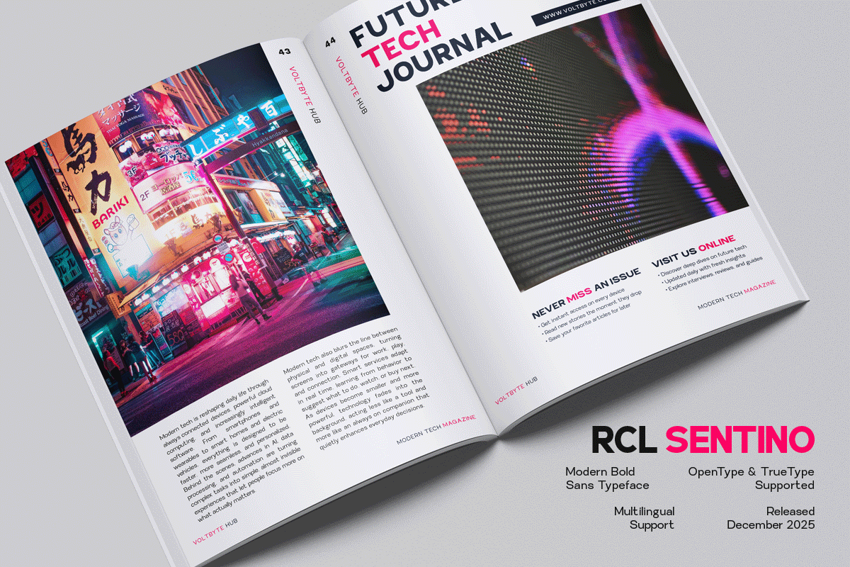 Sentino – A Clean Minimalist Sans, a Sans Serif Font by roomspace ...