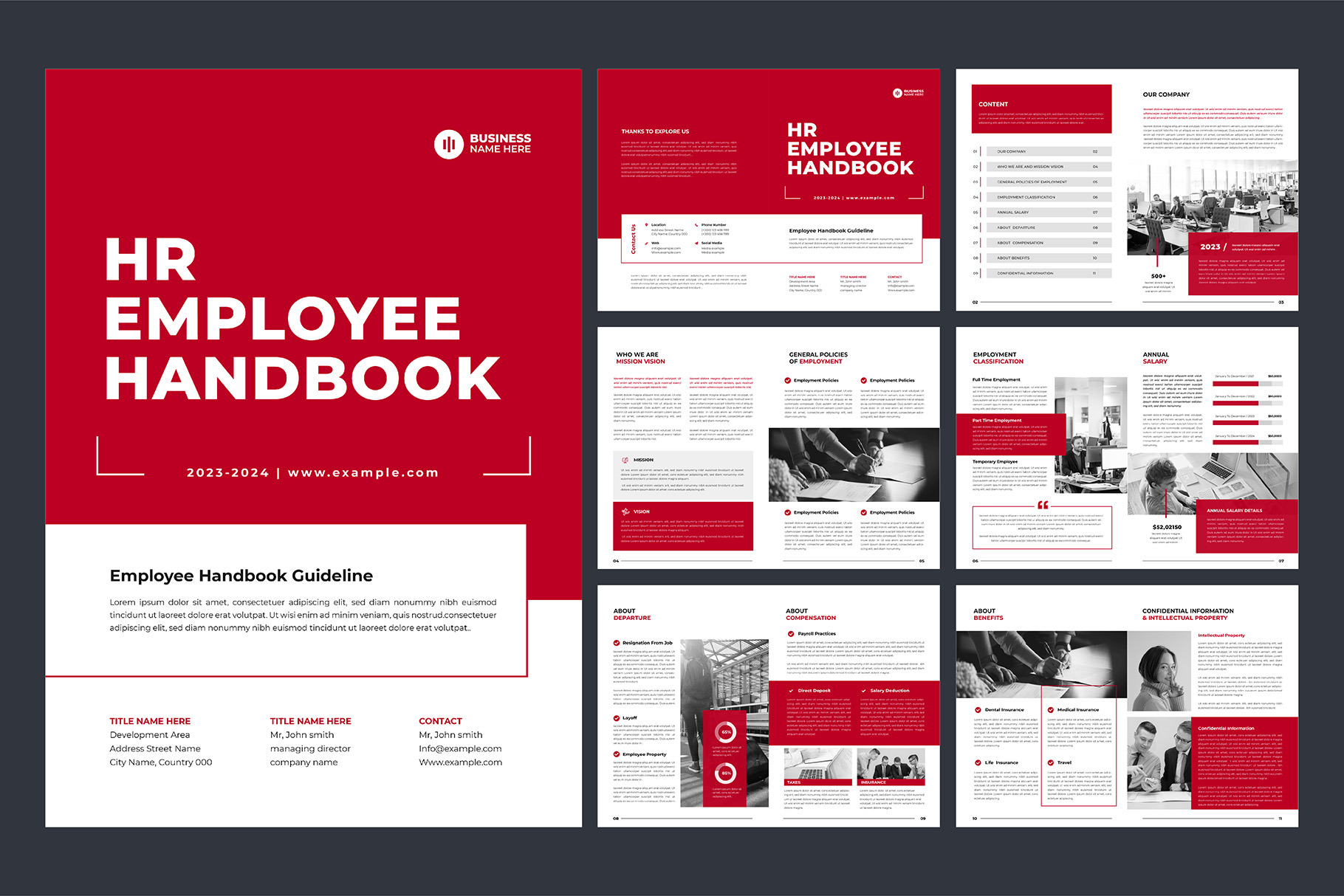 HR / Employee Handbook Template