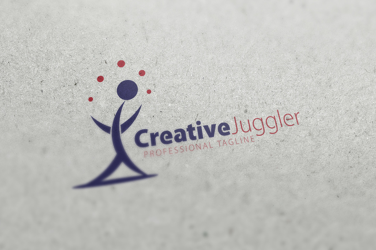 Creative Juggler Logo, a Branding & Logo Template by Creative Dezing ...