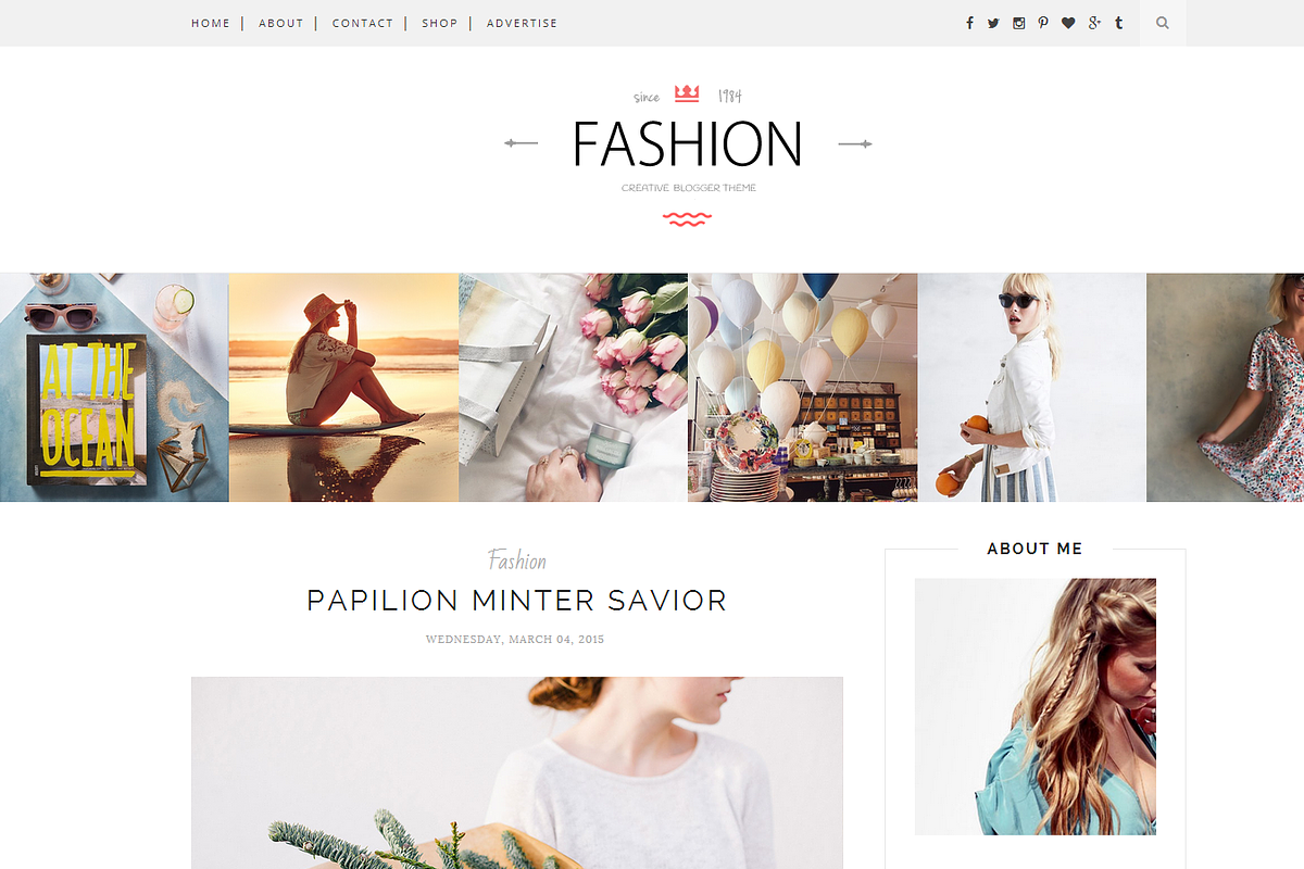 Fashion Responsive Blogger Template, a Websites & App Template by ...