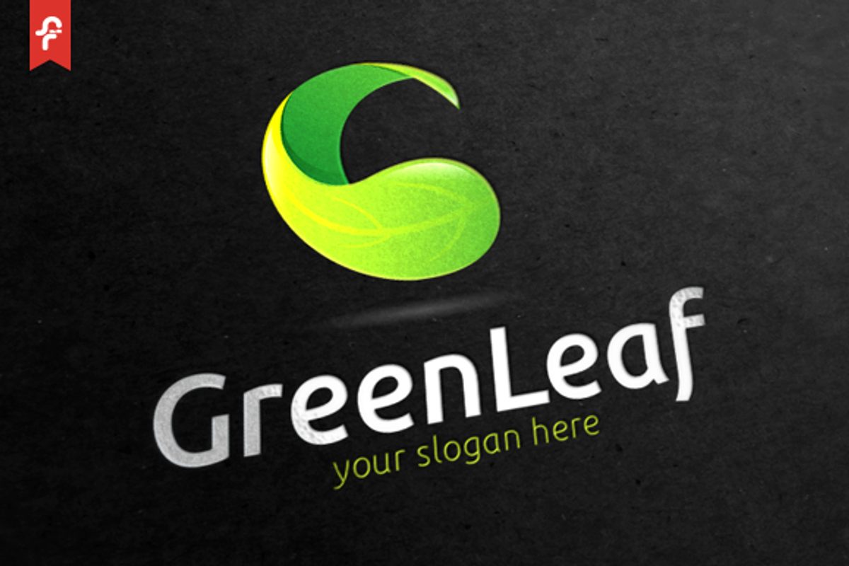 Green Leaf Logo, a Branding & Logo Template by ft.studio