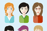 Women Avatars | People Illustrations ~ Creative Market