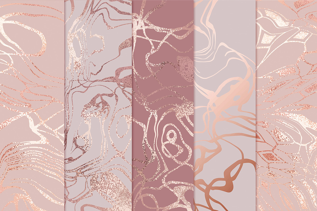 Rose marble set, a Texture Graphic by Elona Laff