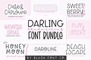 HANDWRITING FONT BUNDLE, a Sans Serif Font by Blush Font Co.