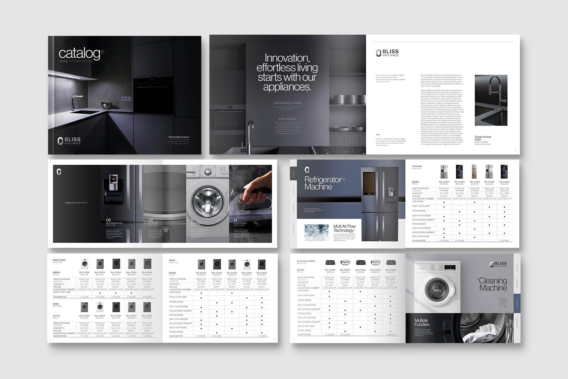 Landscape Home Appliance Catalog, a Brochure Template by BrandPacks | Creative Market