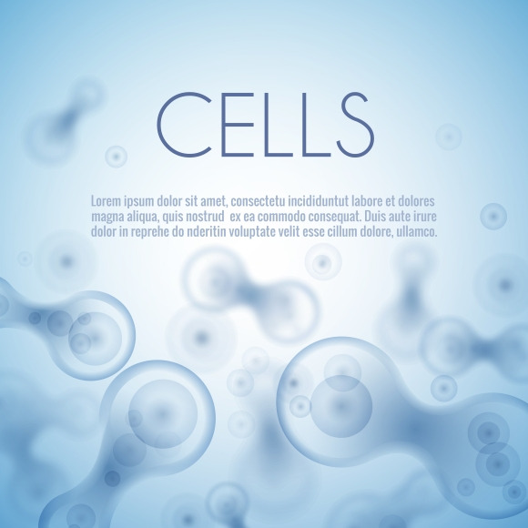 Blue cell background, a Background Graphic by Microvector | Creative Market
