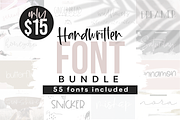 Handwritten Font Bundle, a Script Font by KA Designs