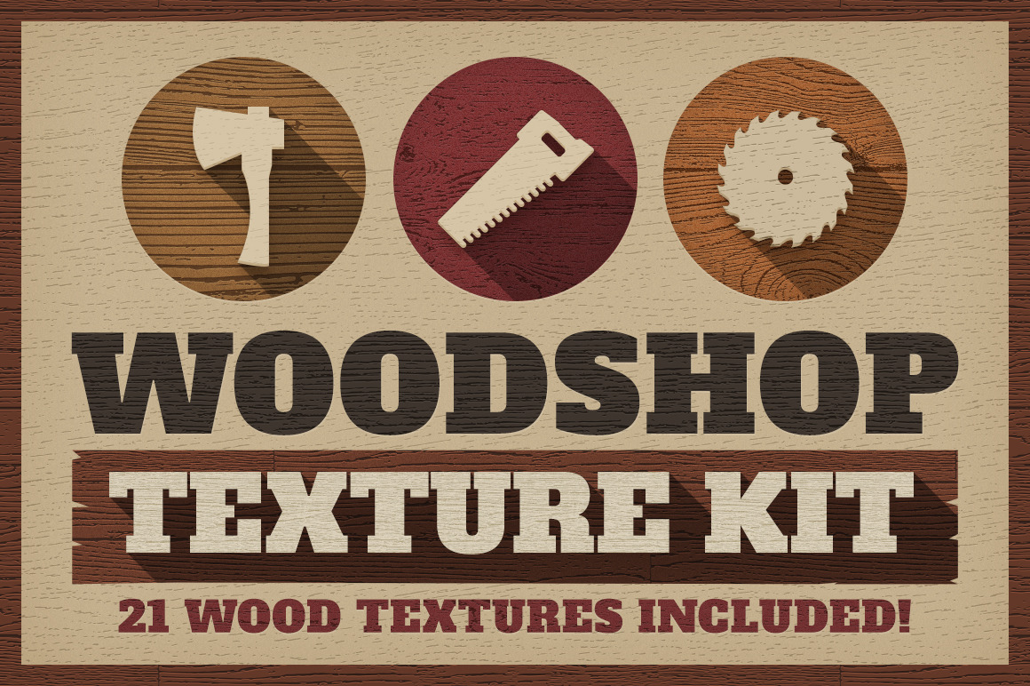 Woodshop - Wood Design Kit for PS, a Layer Style Add-On by Creativenauts