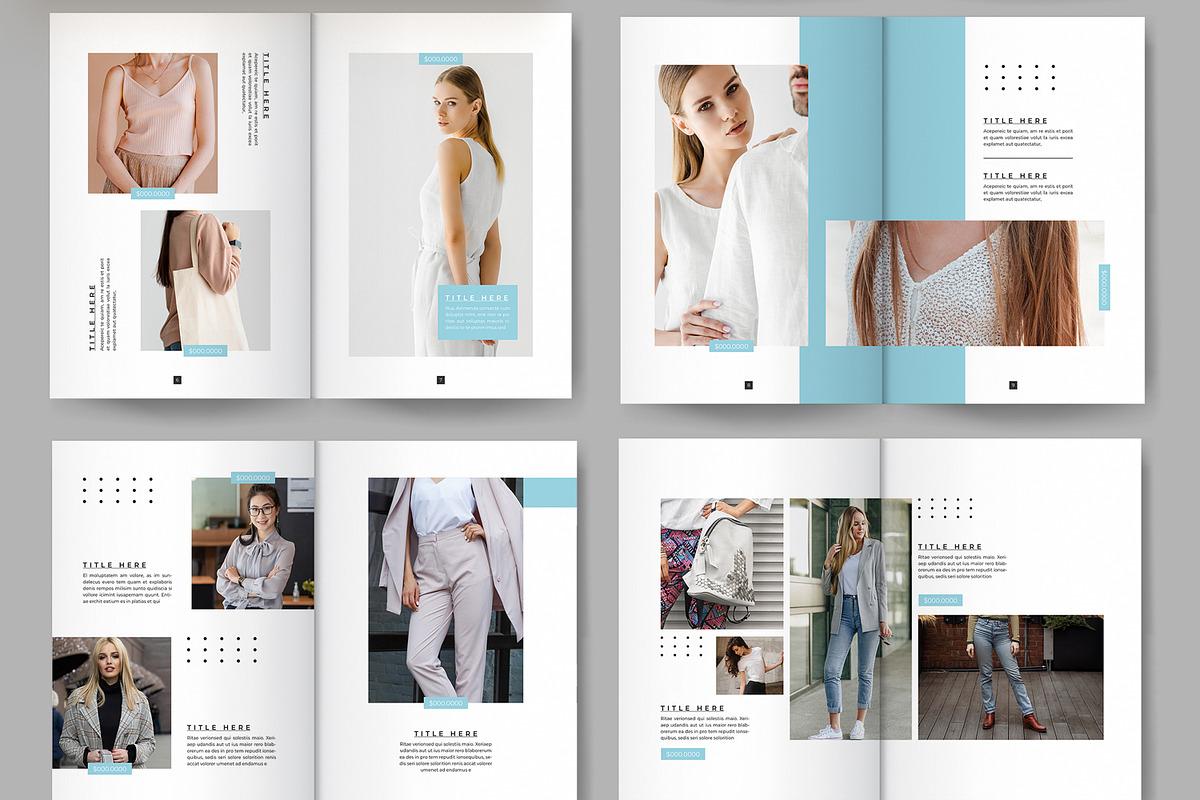 Look Book Magazine Design Template