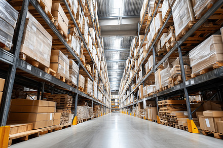 warehouse of building materials in, an Industrial Photo by Fascinadora