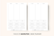 Weekly Happiness Printable Planner, a Stationery Template by Made By ...