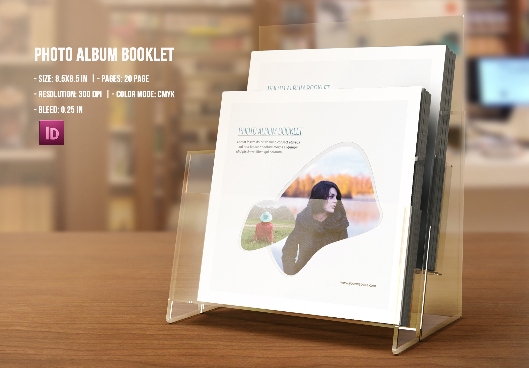 Photo Album Booklet Template-V666, a Brochure Template by Template Shop