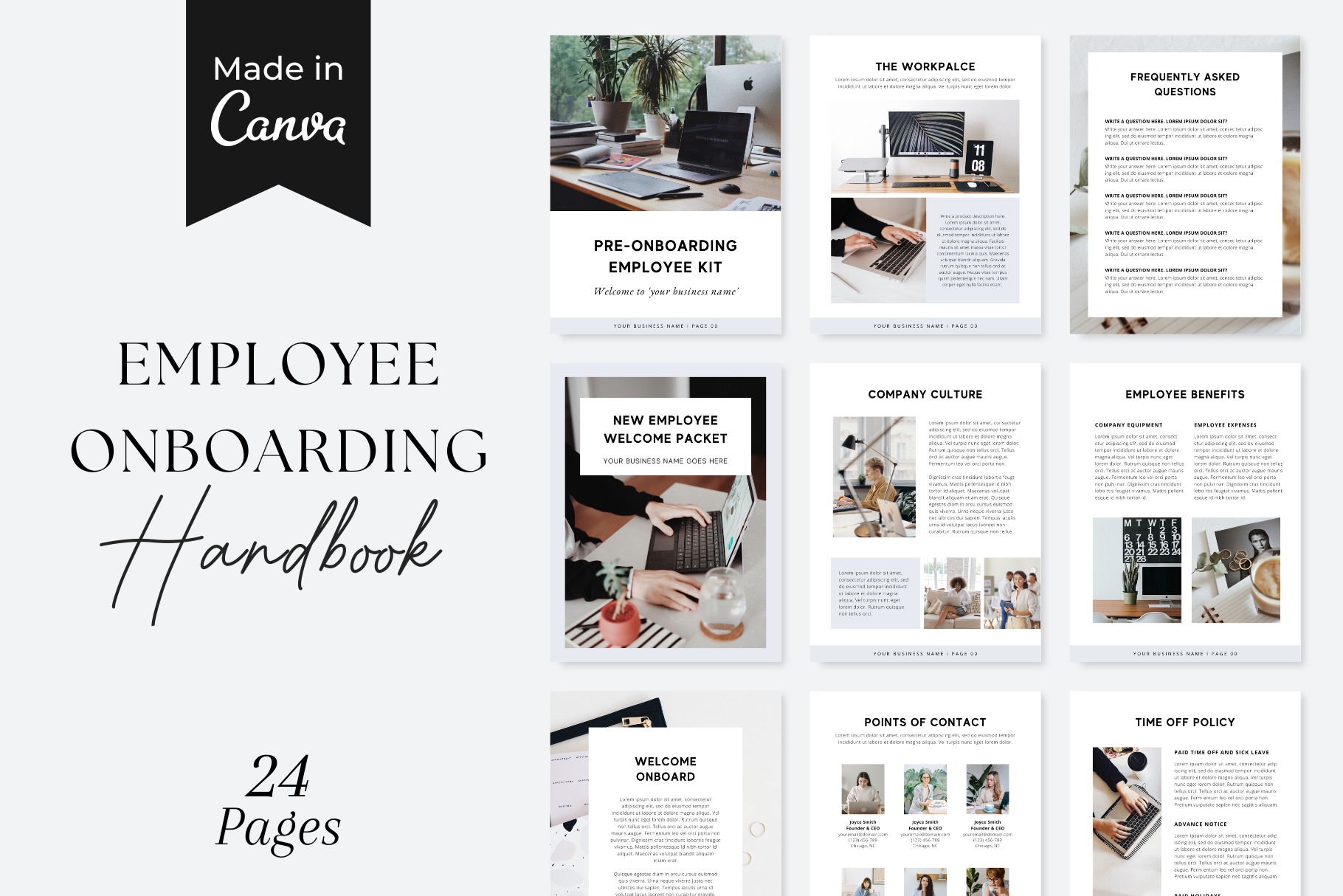 Employee Onboarding Template, a Magazine Template by ShopRShop