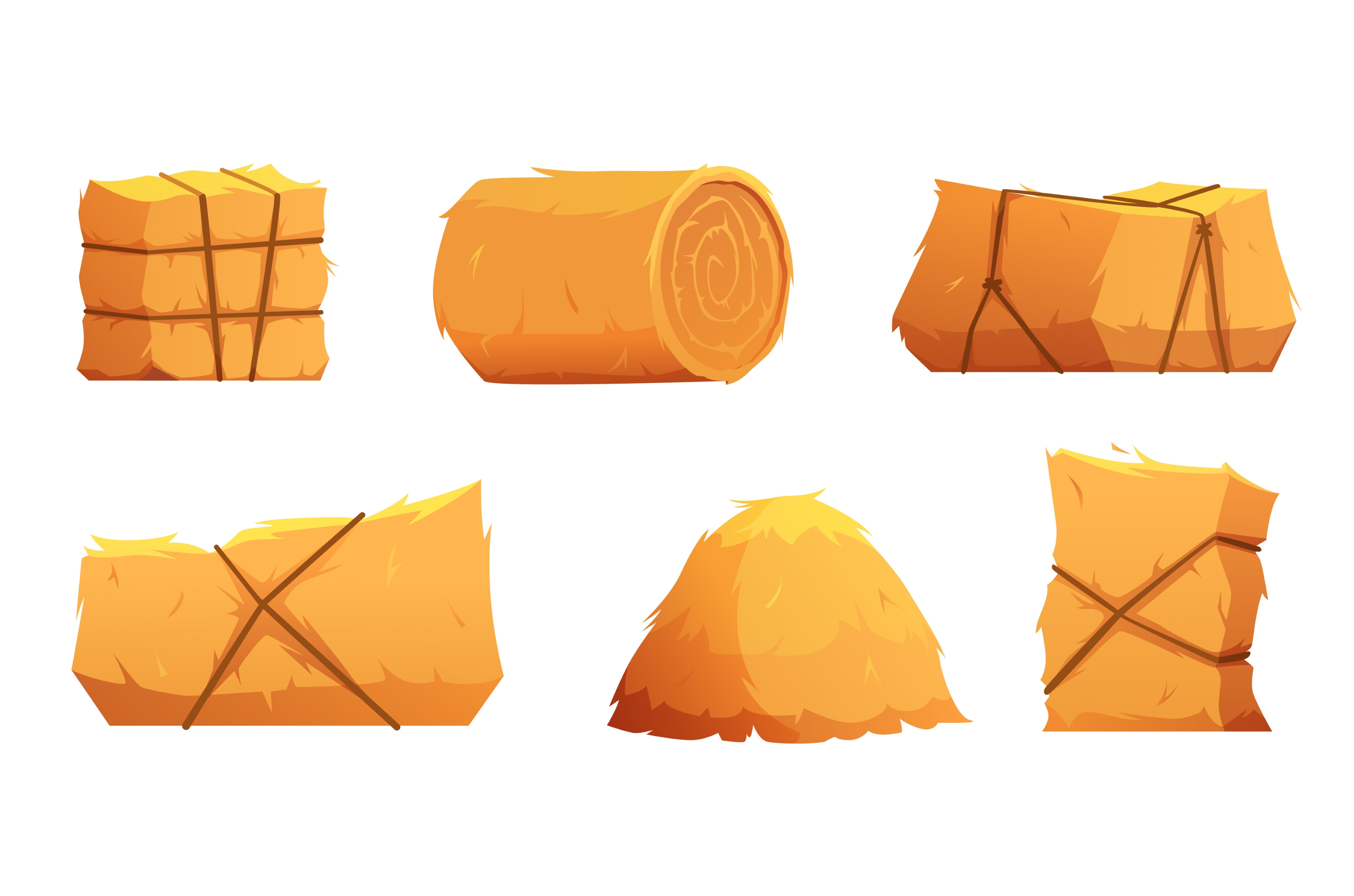 Haystack. Natural rural symbols, a Background Graphic by Onyx ...