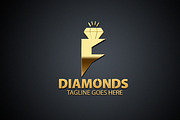 F Diamonds Logo, a Branding & Logo Template by Josuf Media