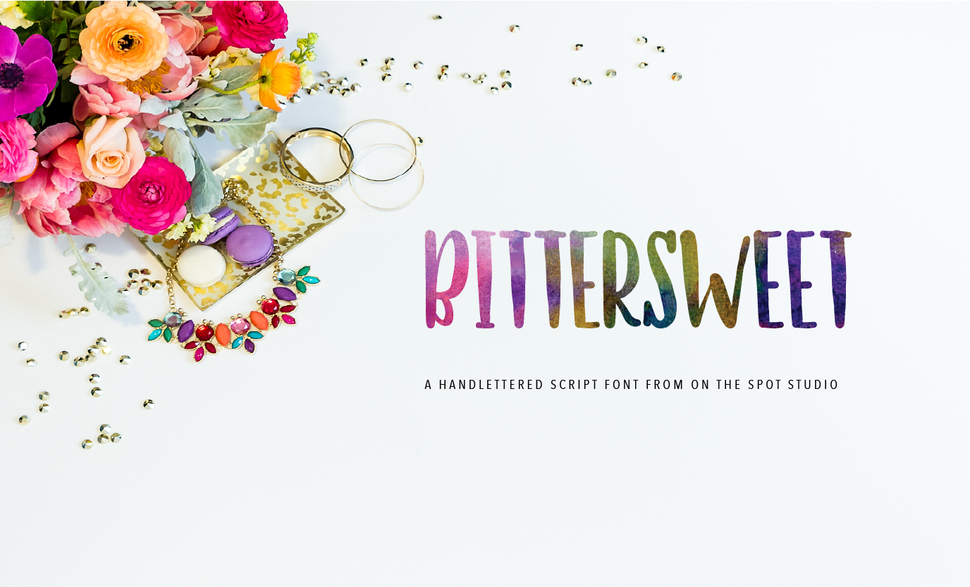 Bittersweet, a Font by OnTheSpotStudio | Creative Market