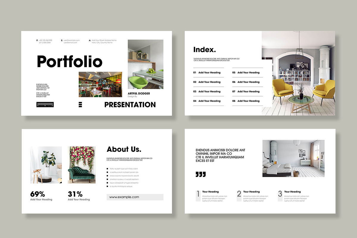 Interior Portfolio Presentation