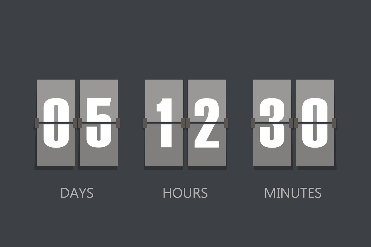 Flip Countdown timer, a Background Graphic by vivat