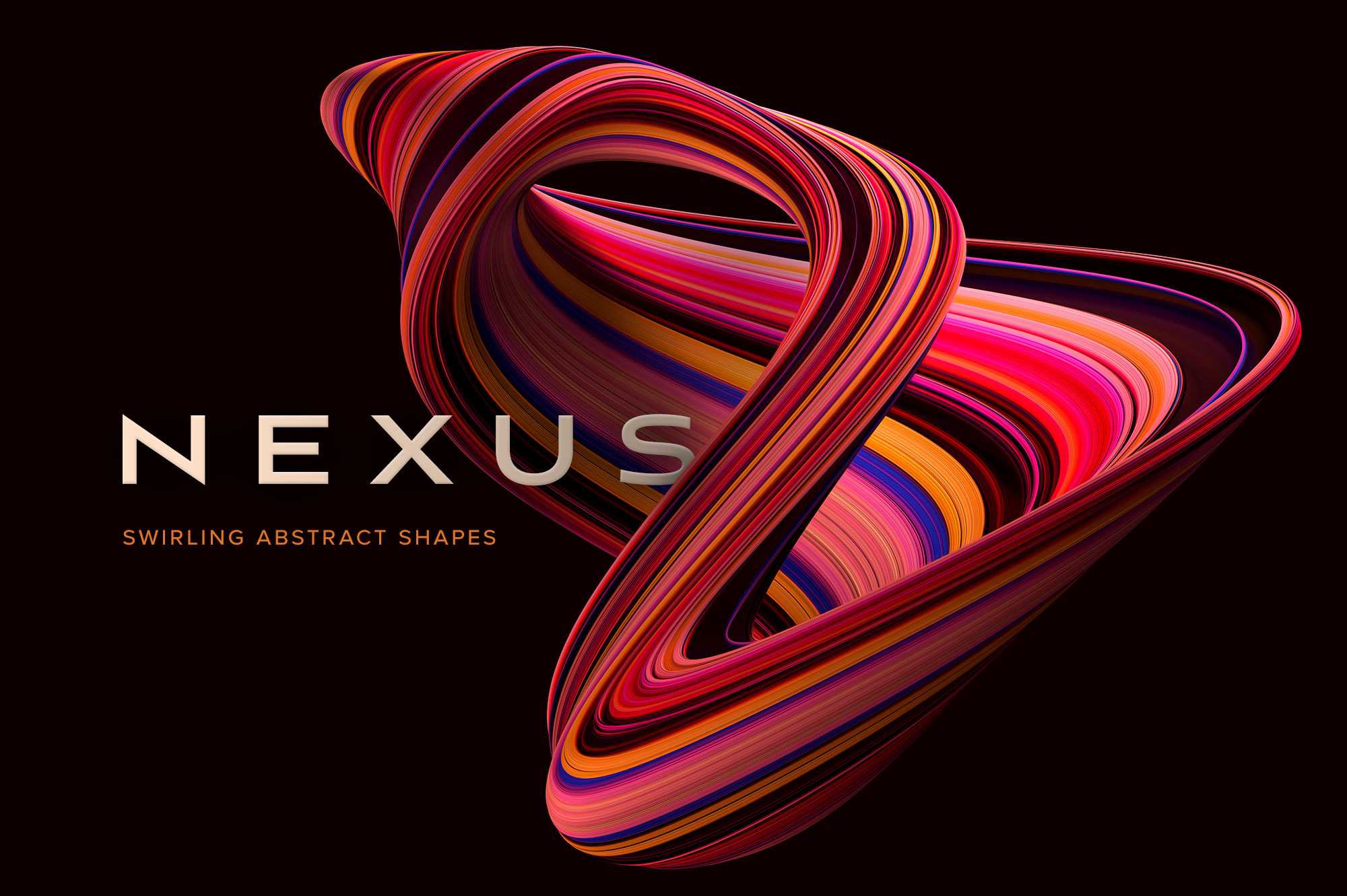 Nexus: Swirling Abstract Shapes, a Texture Graphic by Chroma Supply ...