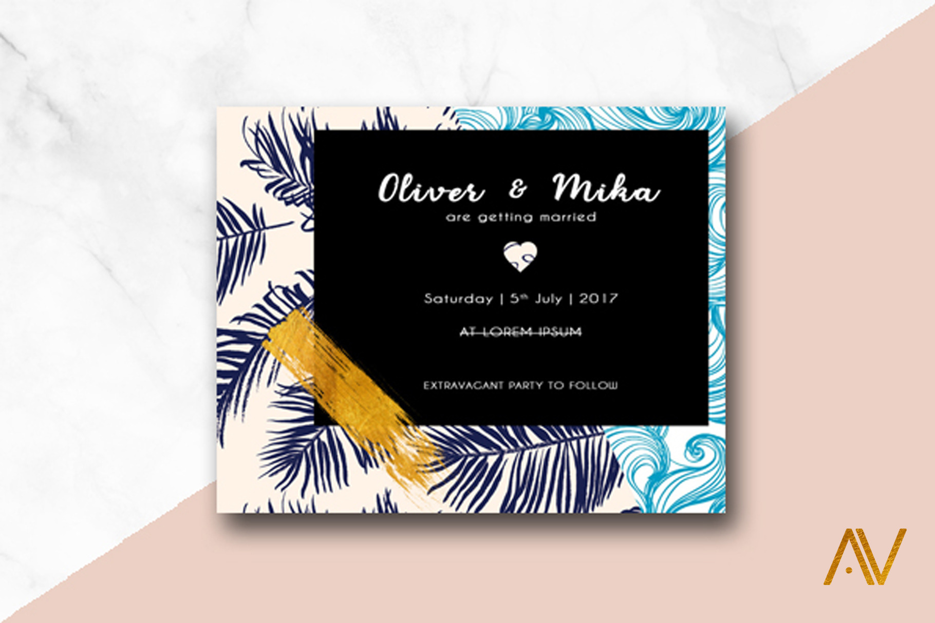 Extravaganza Invitation, an Invitation Template by Anastasia_avgr