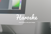 Haroshe - One Page HTML Template, a HTML Template by orcunilbeyli
