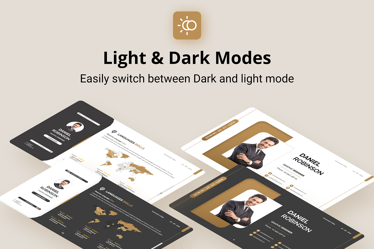 Savelet – CV Resume PPTX Template