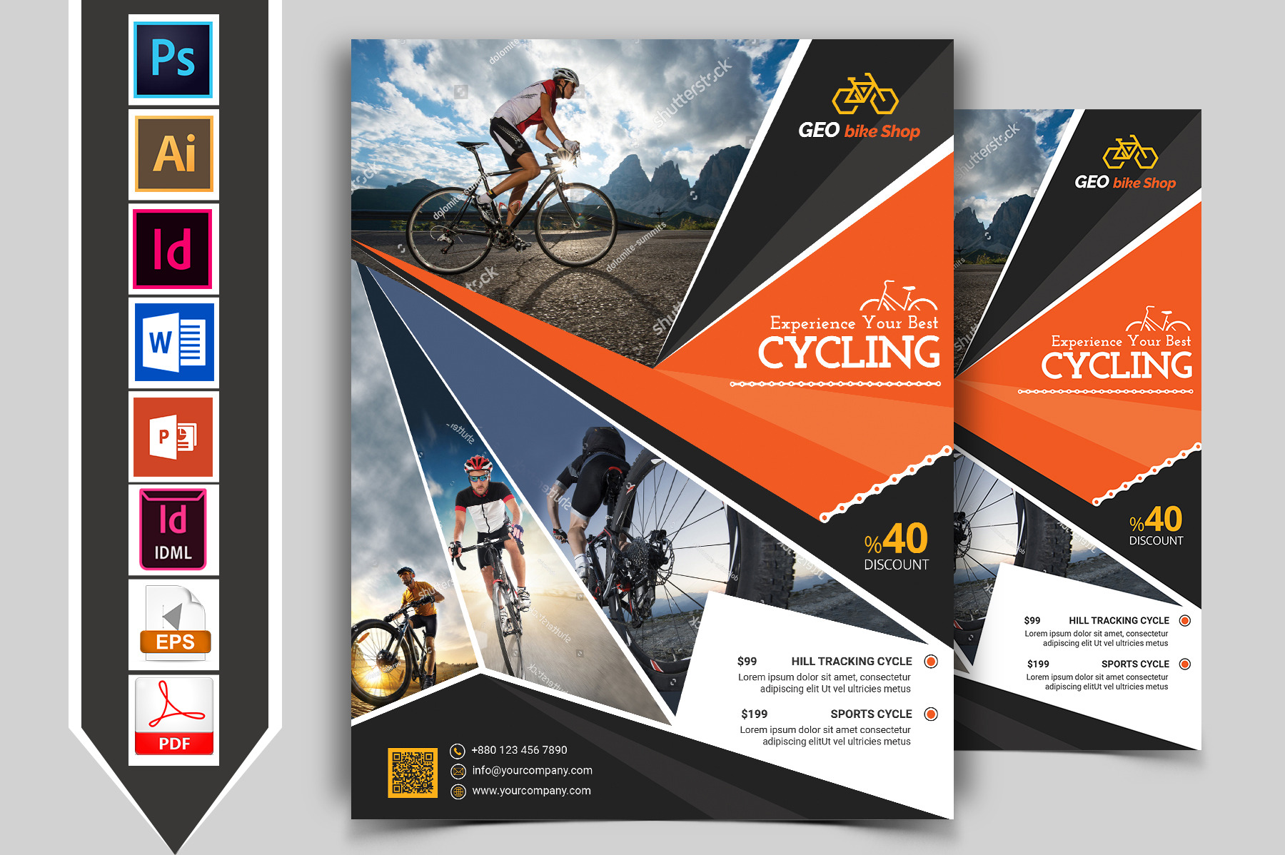 Cycle Shop Flyer Template Vol-03, a Flyer Template by Imagine Design Studio