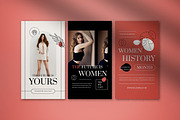 Women History Month Instagram Pack, a Social Media Template by graphicook