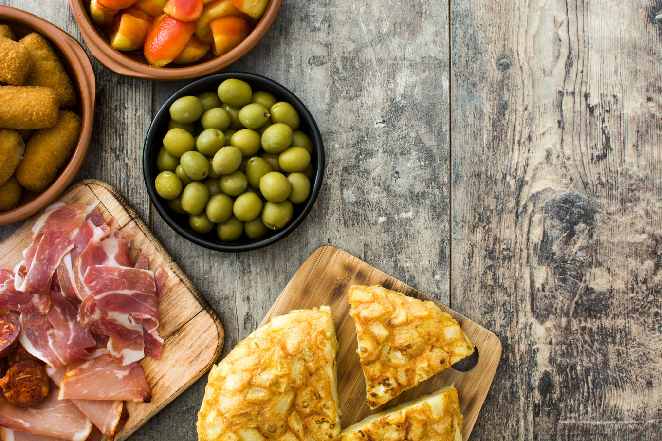 Traditional spanish tapas containing tapas, spanish, and food, a Food ...